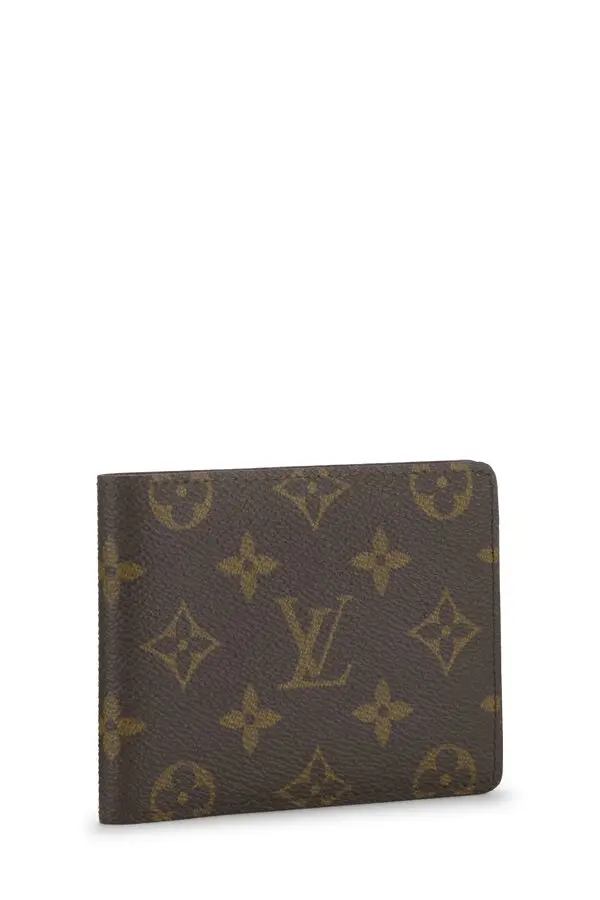 LOUIS VUITTON Monogram Canvas Multiple Wallet - Brown
