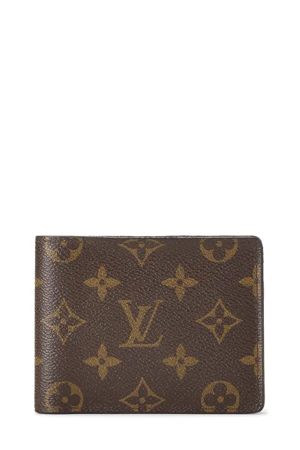 LOUIS VUITTON Monogram Canvas Multiple Wallet - Brown