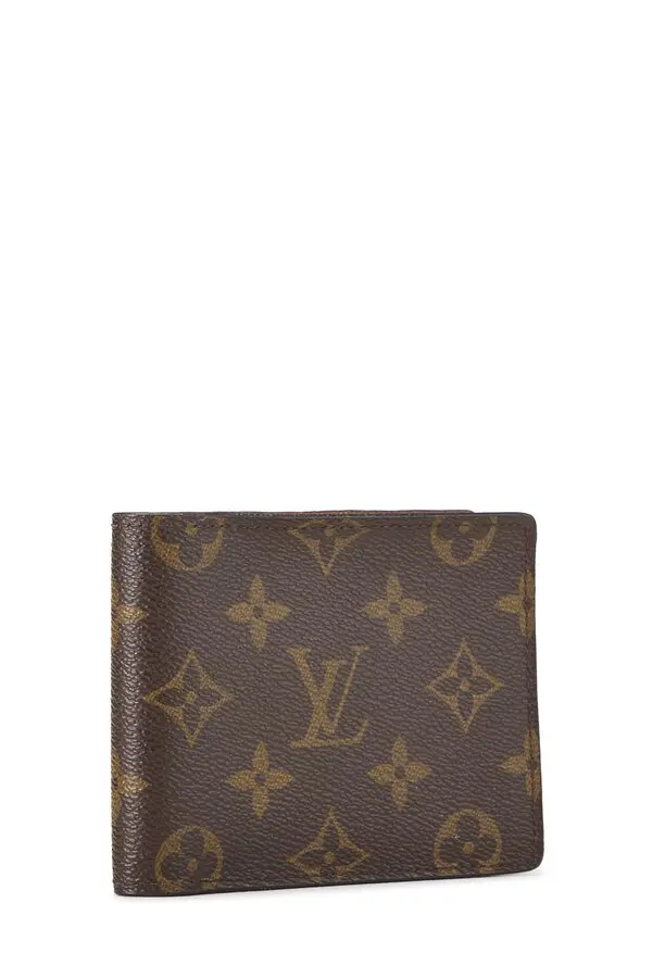 LOUIS VUITTON Monogram Canvas Multiple Wallet - Brown