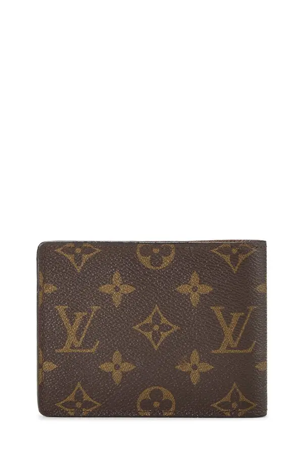 LOUIS VUITTON Monogram Canvas Multiple Wallet - Brown