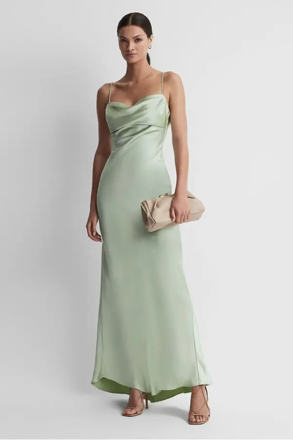 slim fit dress slacks Seafoam Cha Cha Maxi Dress Xs main image 0