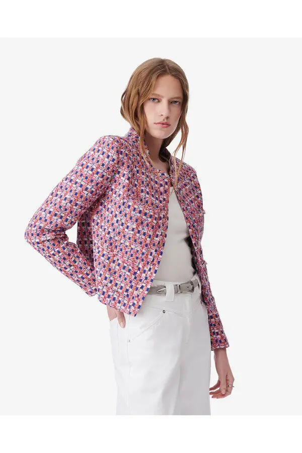 IRO PARIS Mopa Multicolored Tweed Jacket