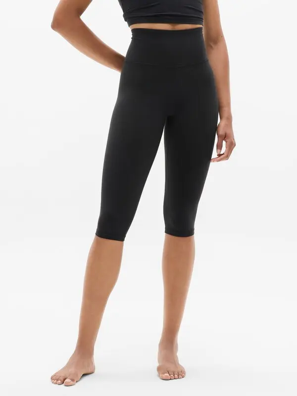 Athleta Elation Ultra High Rise Crop - Black