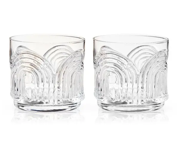 VISKI Beau Lowball Tumblers, Set Of 2 - One-color
