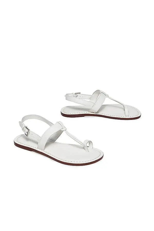 Bernardo Maverick Toe-ring Sandals - White