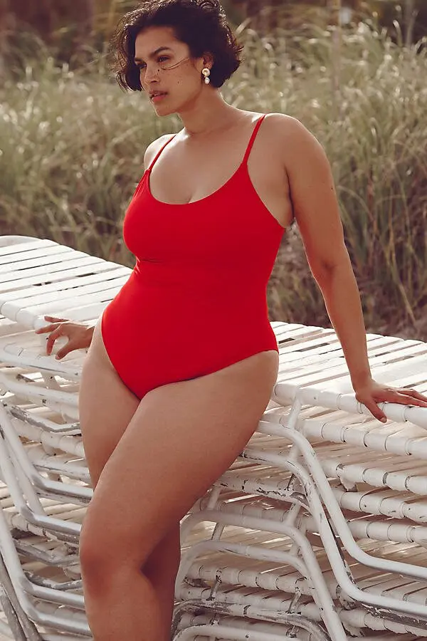 ANDIE Swim Plus Amalfi One-piece - Red