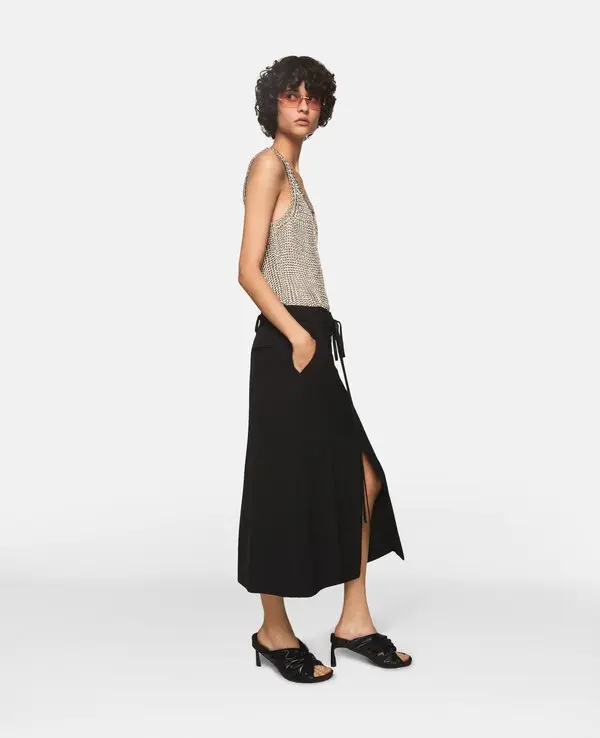 Stella McCartney Whipstitch-closure Wool Skirt