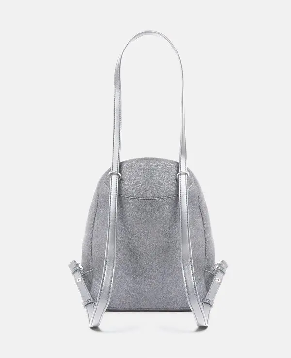 falabella mini backpack silver Stella McCartney Silvery Metallic Quilted The collection covers handbags in every silhouette  totes Stella McCartney Handbags for Women
