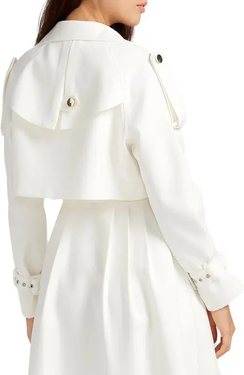 BELLE & BLOOM Manhattan Cropped Trench Coat