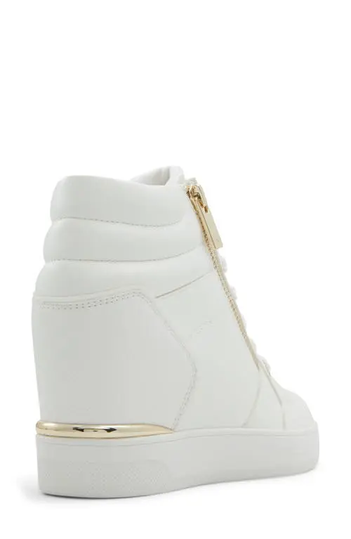 Aldo Ereliclya Wedge Sneakers - White