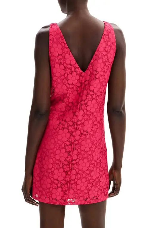 Desigual Floral Lace Minidress