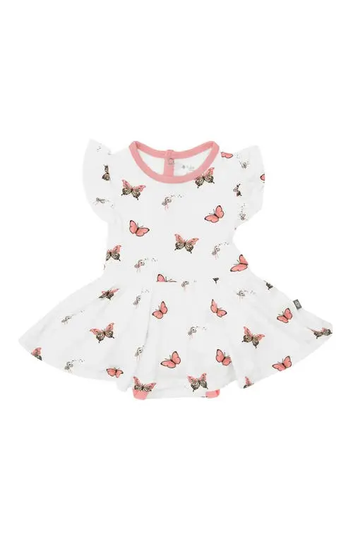 KYTE BABY Ruffle Skirted Bodysuit - Butterfly