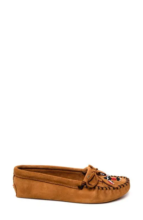 Minnetonka X Lucie Skjefte Thunderbird 'animikii' Softsole Slipper - Brown