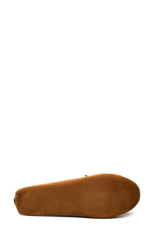 Minnetonka X Lucie Skjefte Thunderbird 'animikii' Softsole Slipper - Brown