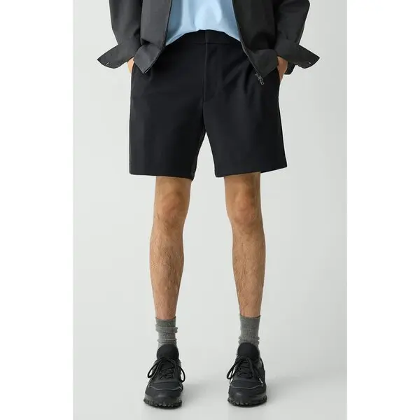 Theory Curtis Slim Fit Drawstring Shorts - Blk