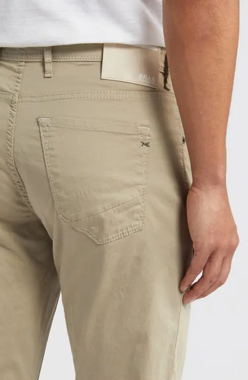 BRAX Chuck Modern Fit Five-pocket Pants - Beige