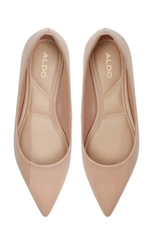 Aldo Stessy Pointed Toe Flat - Bone