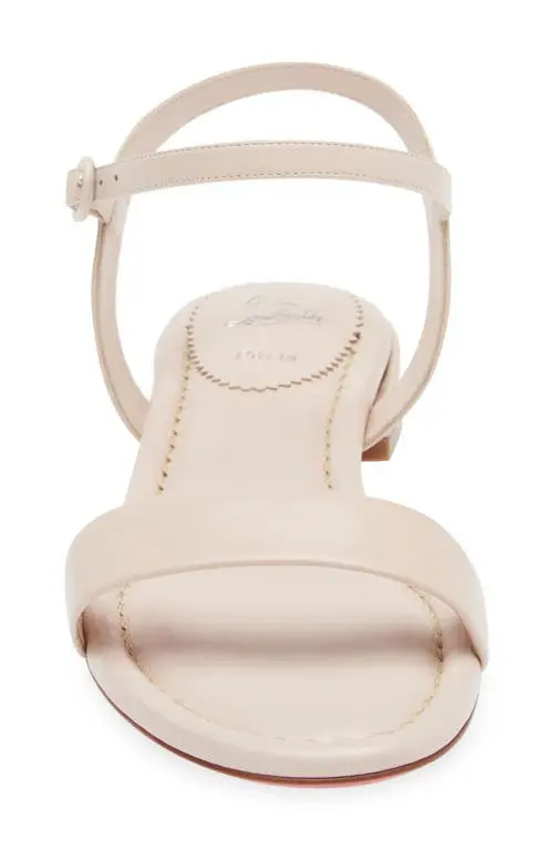 CHRISTIAN LOUBOUTIN Sweet Jane Sandal - Leche