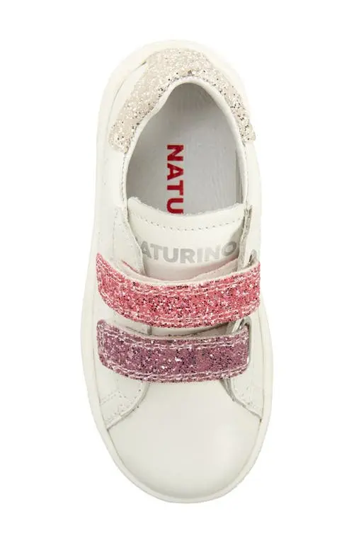 NATURINO Hasselt Sneaker - White-fuchsia-platinum