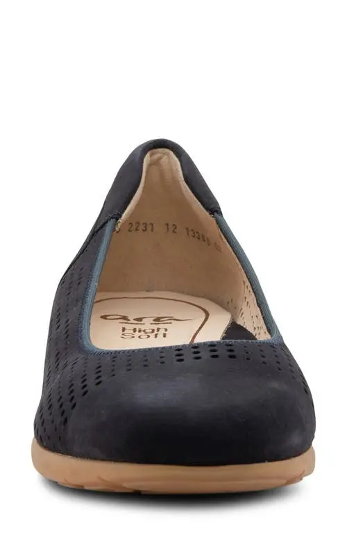 ARA Ballet Flat - Navy