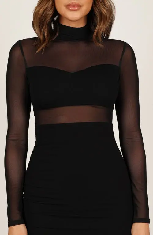 PETAL & PUP Farrow Long Sleeve Midi Dress