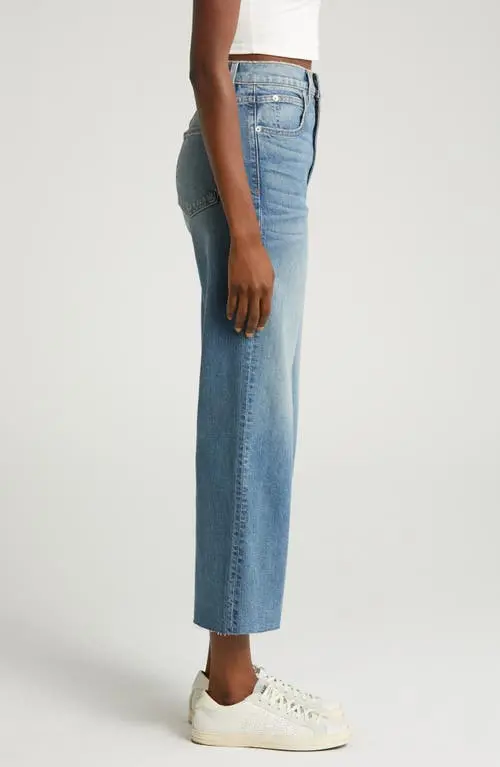 SLVRLAKE Grace High-rise Wide-leg Crop Jeans