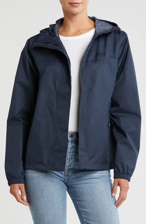 Helly Hansen Vancouver Hooded Rain Jacket - Navy