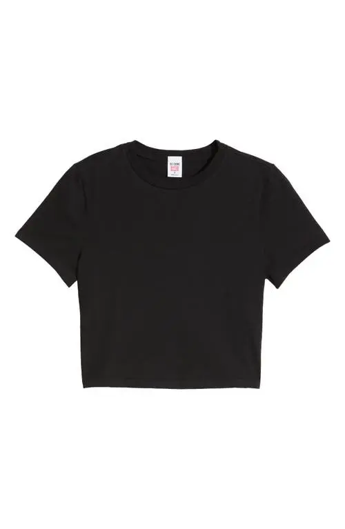 RE/DONE Organic & Recycled Cotton Micro T-shirt - Black