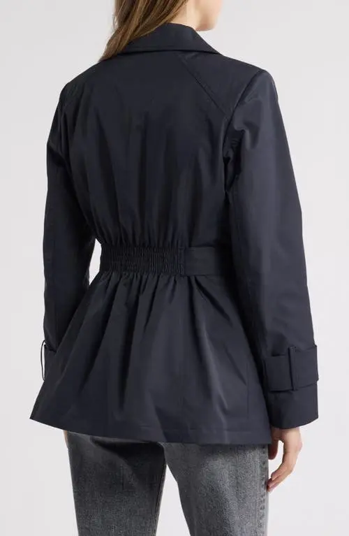 Sam Edelman Belted Trench Coat - Navy