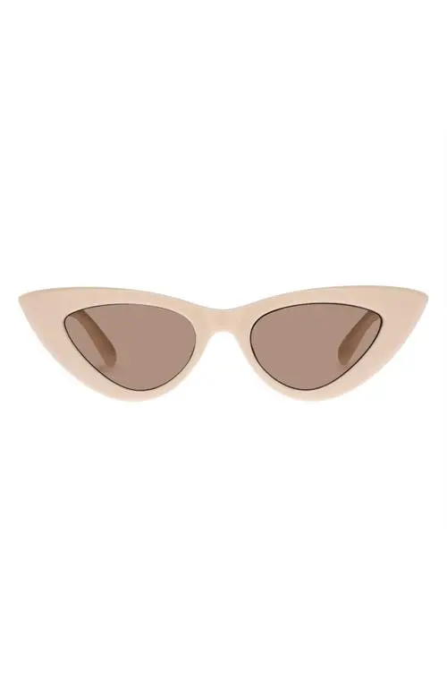 Le Specs Hypnosis 50mm Cat Eye Sunglasses - Ivory