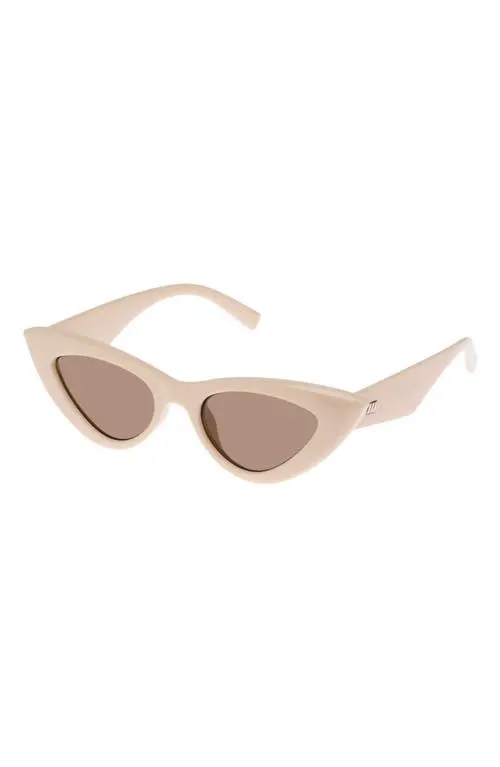 Le Specs Hypnosis 50mm Cat Eye Sunglasses - Ivory