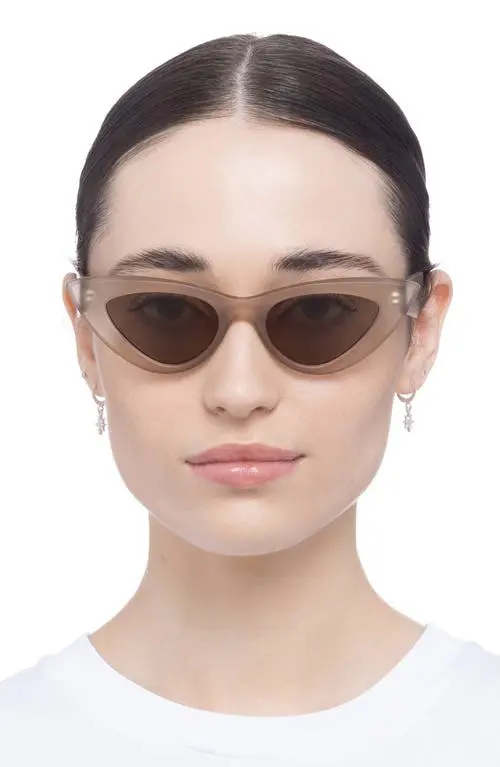 Le Specs Hypnosis 50mm Cat Eye Sunglasses - Ivory