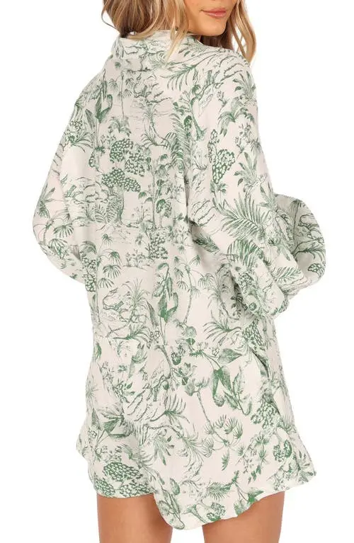 PETAL & PUP Elsa Floral Print Romper