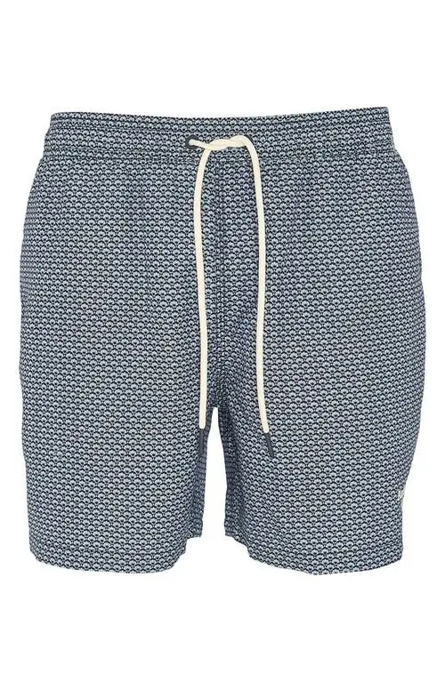 Barbour Shell Swim Trunks - Navy