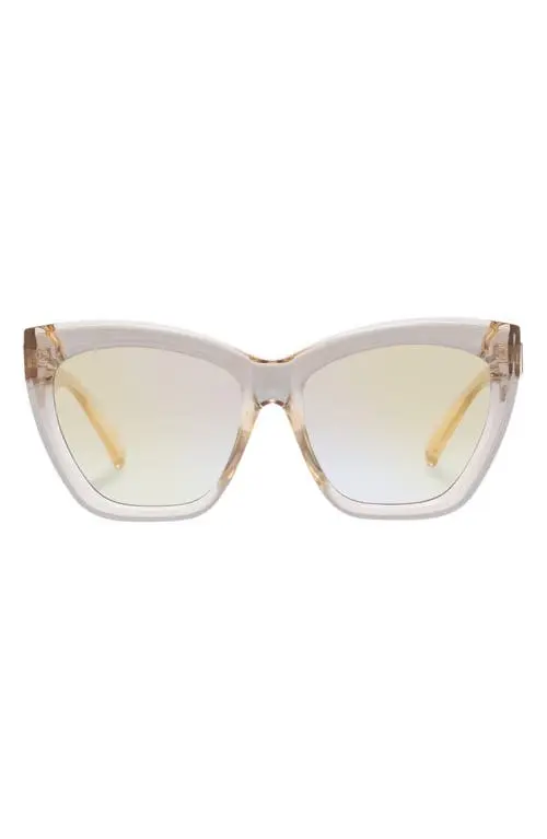 Le Specs Vamos 57mm Cat Eye Sunglasses - Champagne