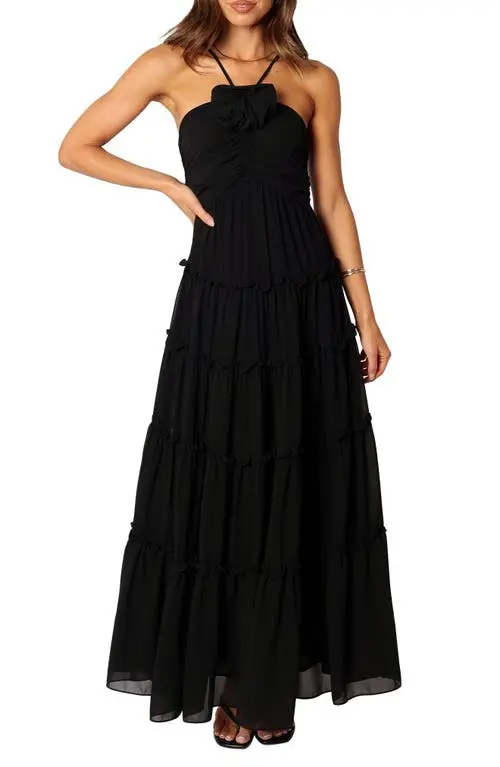 PETAL & PUP Dottie Maxi Dress - Black