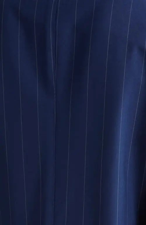 Eleventy Pinstripe Stretch Wool Blend Suit - Blue