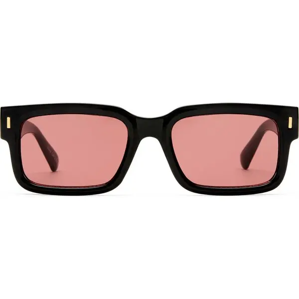 AIRE Castor D-frame Sunglasses - Black/rust Mono