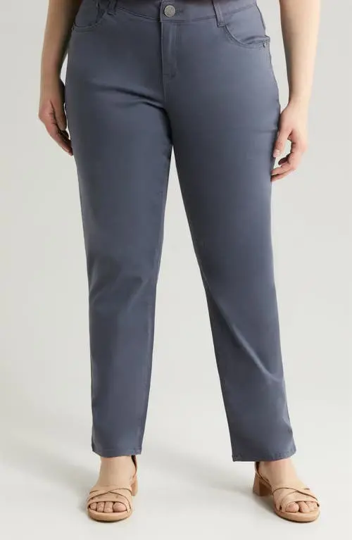 Wit & Wisdom Ab'solution Straight Leg Stretch Twill Pants