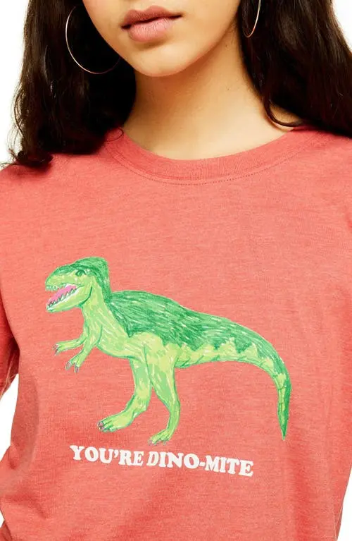 Topshop Dinomite Graphic Tee