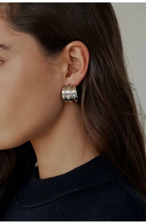 Lili Claspe Elsa Shield Hoop Earrings
