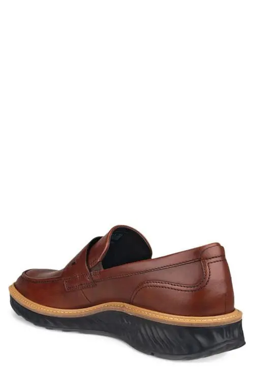 Ecco St.1 Hybrid Penny Loafer - Cognac