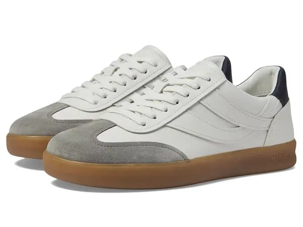 Vince Oasis-m Lace-up Retro Sneakers In Suede - White