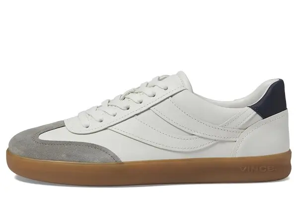Vince Oasis-m Lace-up Retro Sneakers In Suede - White