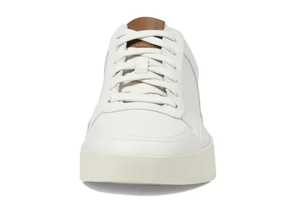 Vince Peyton Lace-up Leather Sneakers - White