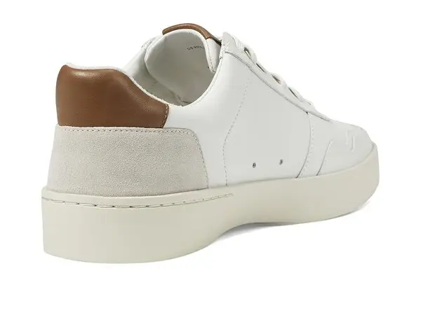 Vince Peyton Lace-up Leather Sneakers - White