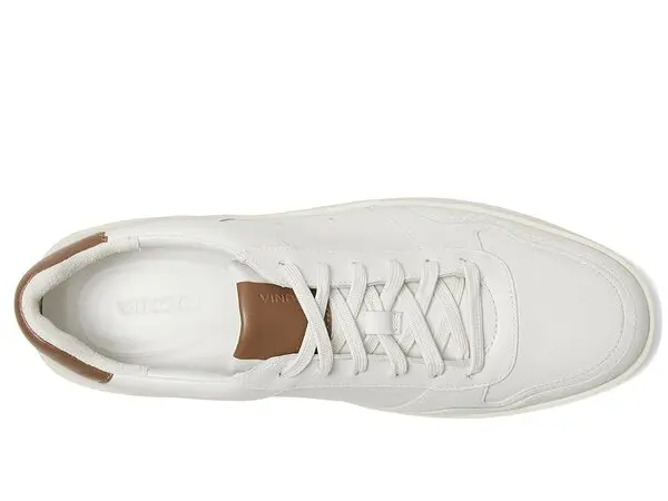 Vince Peyton Lace-up Leather Sneakers - White