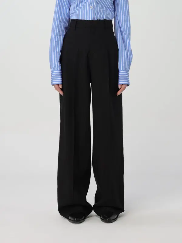 Isabel Marant Wide Leg Trousers - Black