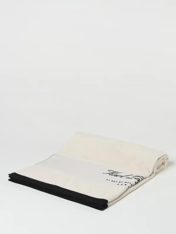 Karl Lagerfeld Bath And Beach Towels Lifestyle - Beige