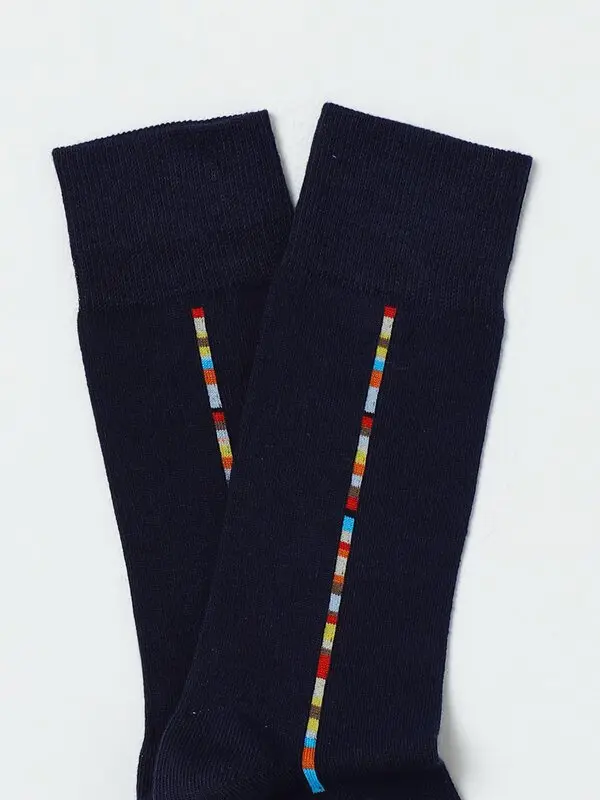 Paul Smith Striped Socks - Blue